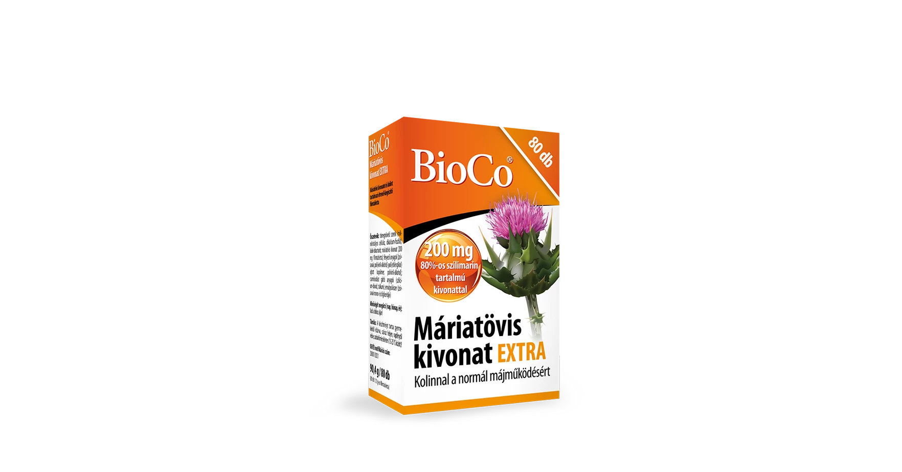 BioCo Máriatövis kivonat EXTRA étrend-kiegészítő filmtabletta 80 db ...