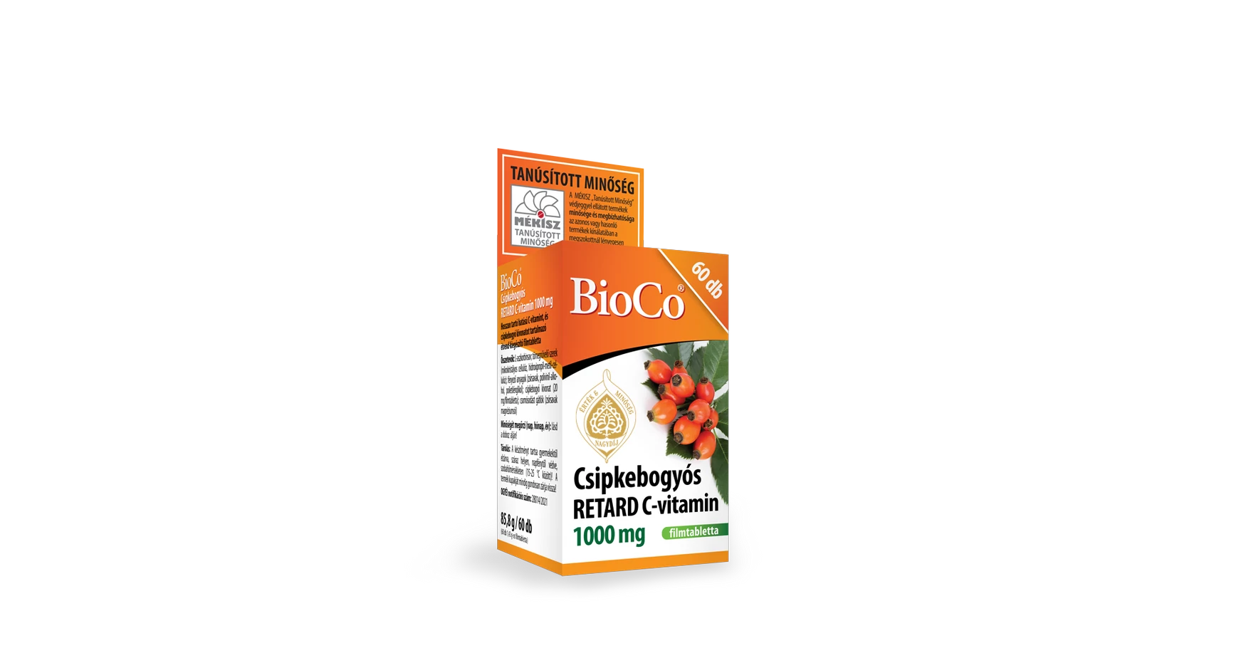 BioCo Csipkebogyós Retard C-vitamin 1000mg 60 db - C-vitamin - BioCo ...